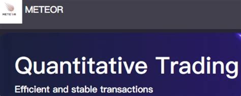 meteor review quantitative trading click a button ponzi