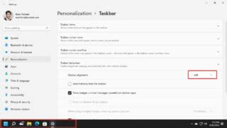 How To Change Windows 11 Taskbar Alignment WindowsTip
