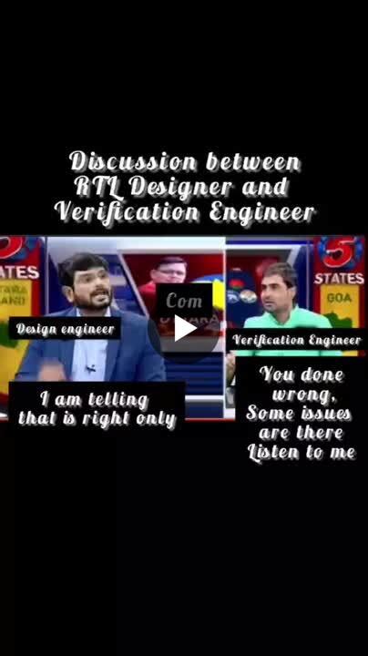 Rtl Design Vs Functional Verification A Teaser Sri Harsha Vangalapudi Posted On The Topic