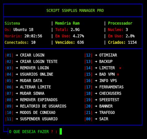 GitHub JuniorDeck Sshmanagerpro SCRIPT MOD SSHPLUS CRIADA POR JUNIOR DECK