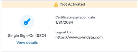 Setting Up Single Sign On In The Own Data Platform Own Knowledge Base