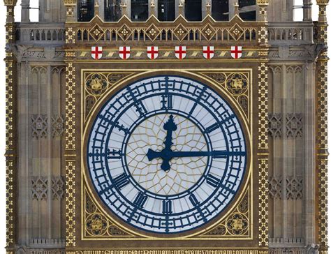 St Georges Cross Back On Big Ben After Renovation Bbc News