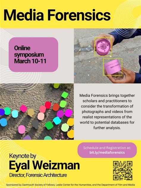 Media Forensics Online Symposium Film And Media Studies