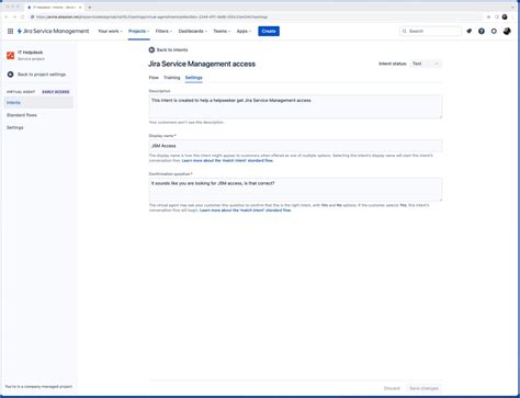 The Jira Service Management Virtual Agent Jira Service Management Cloud