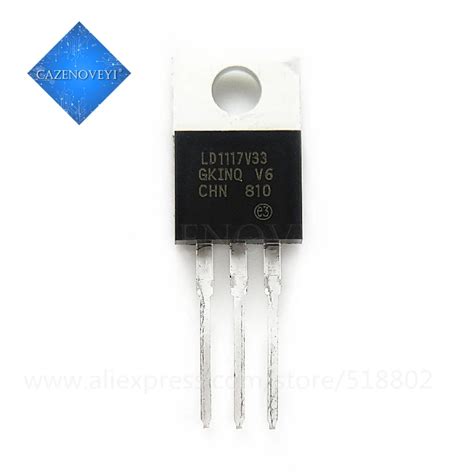 5pcslot Ld1117av33 Ld1117v33 Ld1117 33 To 220 In Stock Integrated