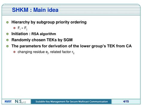 Ppt Scalable Key Management For Secure Multicast Communication In The