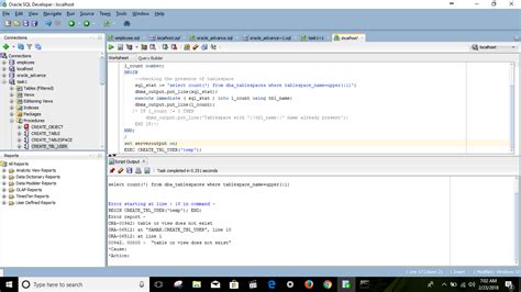 Plsql Error Displaying Result From Execute Immediate In Oracle Plsql