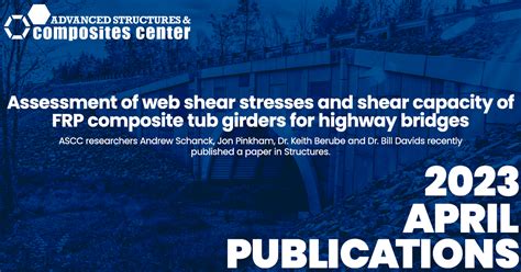 Ascc Researchers Published In Structures Advanced Structures And Composites Center University