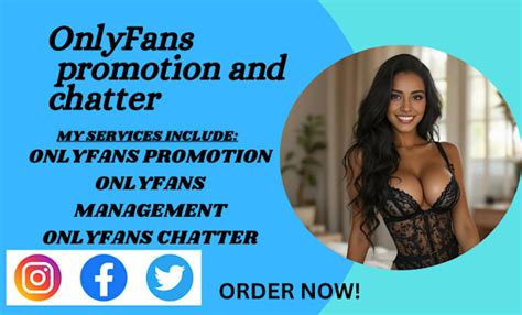 Do onlyfans promotion chatter onlyfans management by Victordanielvc | Fiverr
