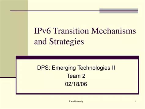 PPT IPv Transition Mechanisms And Strategies PowerPoint Presentation ID
