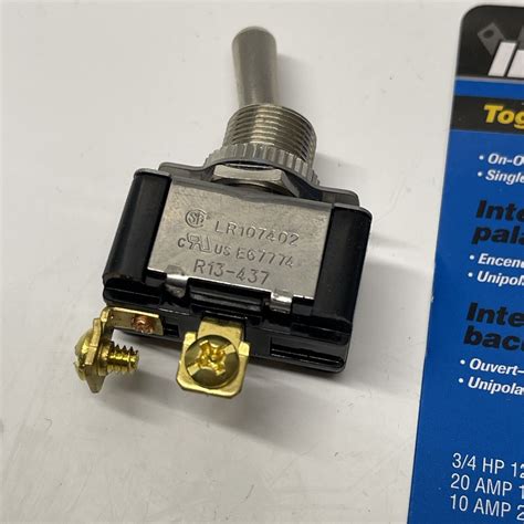 Genuine IDEAL Toggle Switch SPST On Off Screw 774011