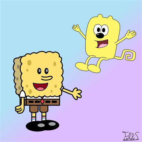 12dossa 1 Spongebob And Wubbzy By Pr45arts On Deviantart