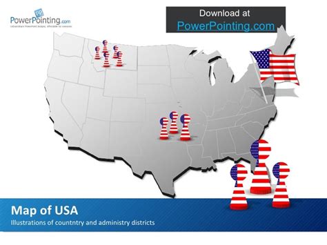 Interactive Map Of Usa Powerpoint - Map of world