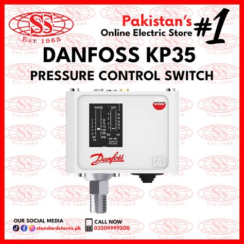 Pressure Control Switch Danfoss Kp35 Original — Standard Electric Co