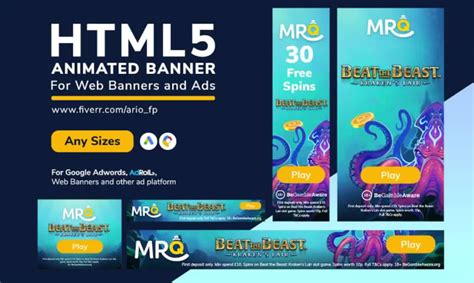 Design Attractive Animated Html Banner Ads By Ario Fp Fiverr