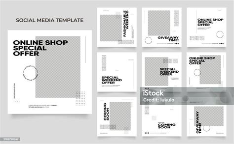 소셜 미디어 템플릿 배너 패션 판매 프로모션 완전히 편집 가능한 사각형 포스트 프레임 퍼즐 트렌디 한 판매 포스터 블랙 프라이데이 화이트 컬러 벡터 배경 Fashion