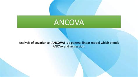 Anova Ancova Pptx