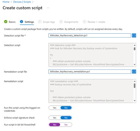Intune Remediation To Verify Bitlocker Keys Are Uploaded To Entra Id
