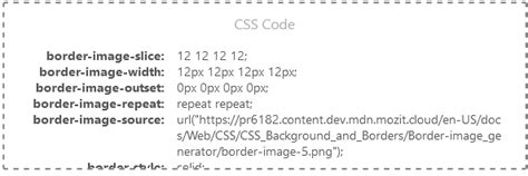 Border Image Generator `border Style Solid` Missing From Css Output