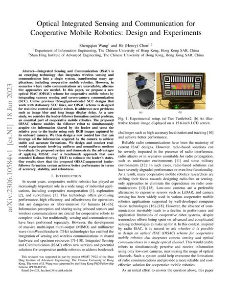 Optical Integrated Sensing And Communication For Cooperative Mobile