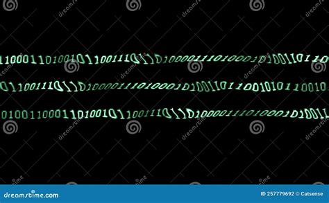 Technology Background With Matriculates Binary Codes Stock Illustration
