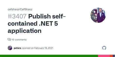 Publish Self Contained Net 5 Application · Issue 3407 · Cefsharpcefsharp · Github