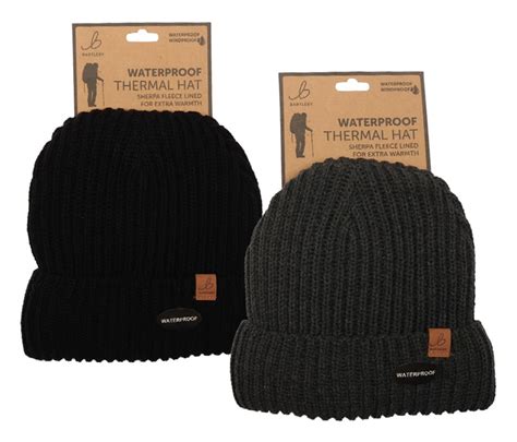 Bartleby Waterproof Sherpa Lined Hat Unisex Wh580 Lakelandcountry