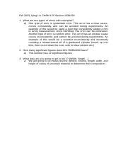 Understanding Types Of Errors In Experimental Measurements Course Hero