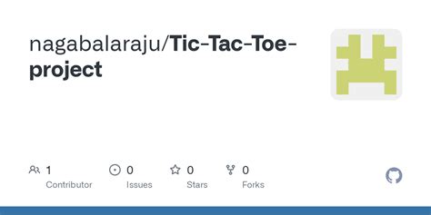 Github Nagabalarajutic Tac Toe Project