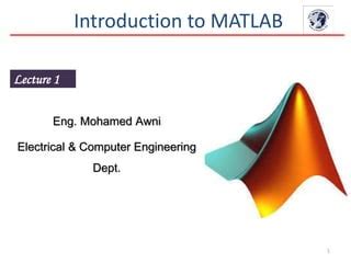 Matlab Introduction Lecture PPT