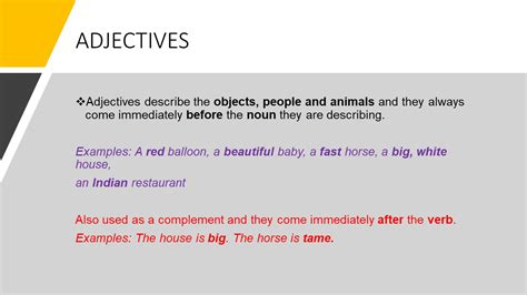 Adjectives Lesson Plan And Fun Activities