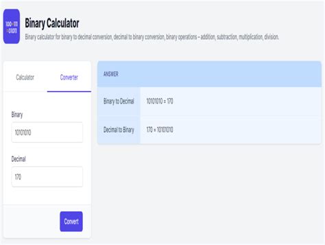 Binary Calculator Unveiled By For Simplified Binary