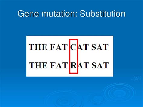 Mutations Chapter Ppt Download