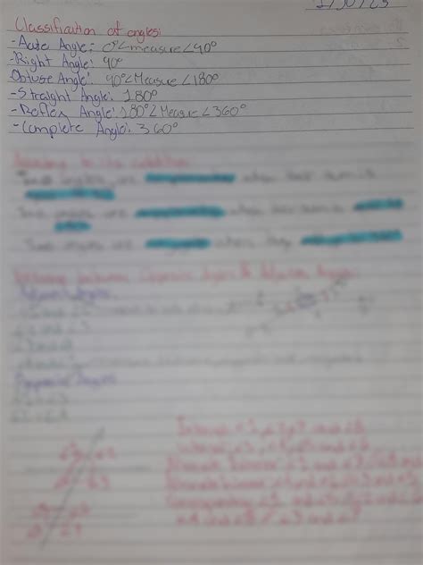 Solution Classification Of Angles Studypool