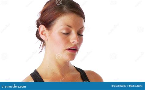 Sweaty Woman Drinking Water After A Workout Stock Video Video Of Drink Beverage