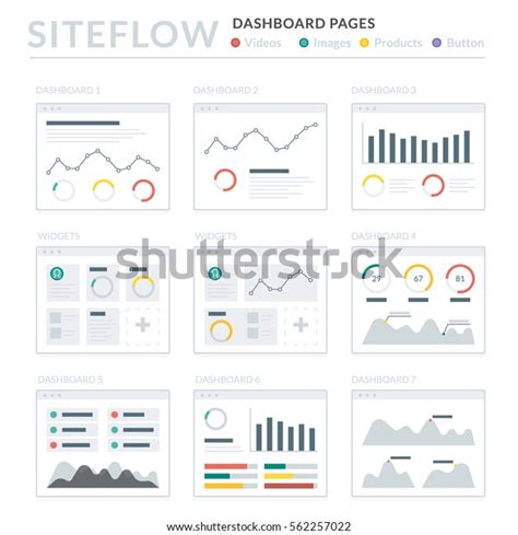 Dashboard Wireframes Images Stock Photos Vectors Shutterstock