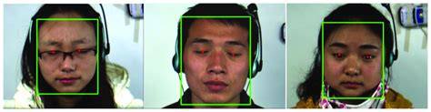 face and eye detection using mtcnn green box detected face boundary