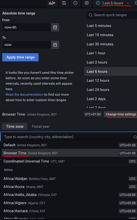 How To Use Browser Time For Query Dashboards Grafana Labs Community Forums