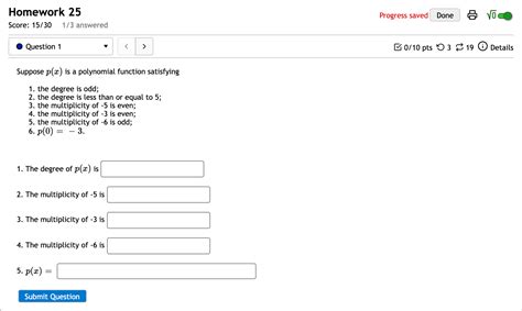 solved suppose p x is a polynomial function satisfying 1