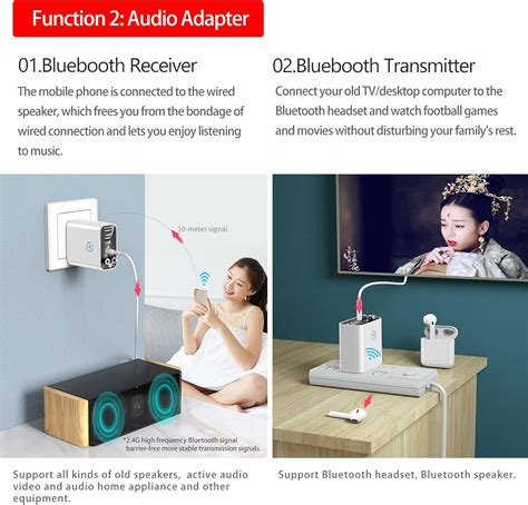 Buy GIRKING Multifunctional Bluetooth 5 0 Receiver Transmitter Audio Adapter Support Bluetooth