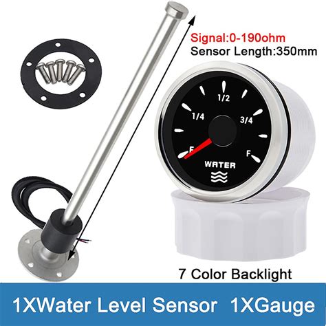 Mm Water Level Gauge With Mm Water Level Sensor Ohm Sensor With Colors