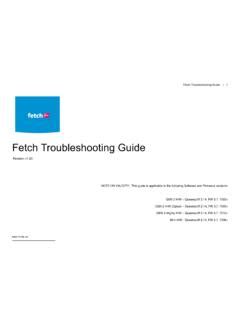 Fetch Troubleshooting Guide Fetch Troubleshooting Guide Pdf PDF PRO