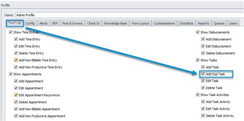 Tip Sub Task Restrictions