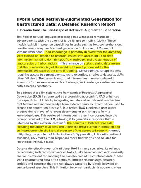 Hybrid Rag For Unstructured Data Pdf Information Retrieval