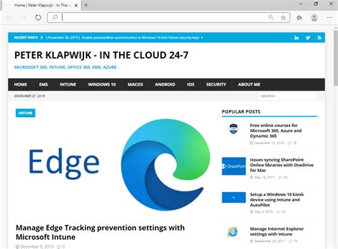 Deploy And Manage Microsoft Edge Chromium With Intune Peter Klapwijk