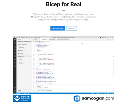 Bicep For Real Site Launched Samcogan Com