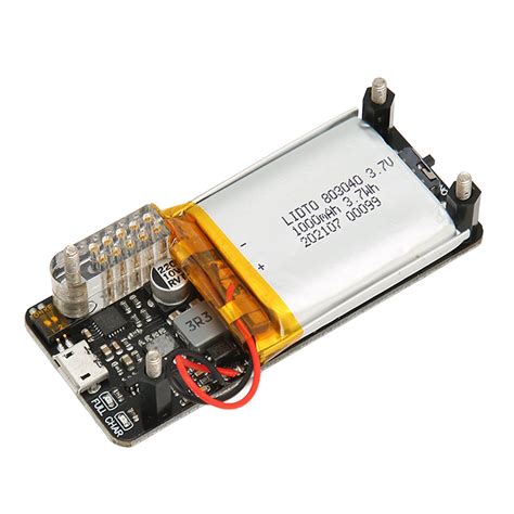 Buy Elprico V12 Ups Power Hat Board 1000mah Battery 400ma Charging