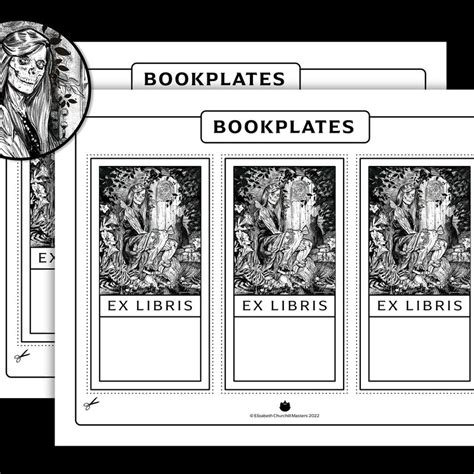 Printable Bookplates Etsy