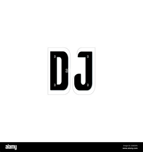 Dj Logo Template Vector Stock Vector Image And Art Alamy