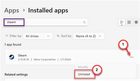windows cannot find uninstall exe error fix